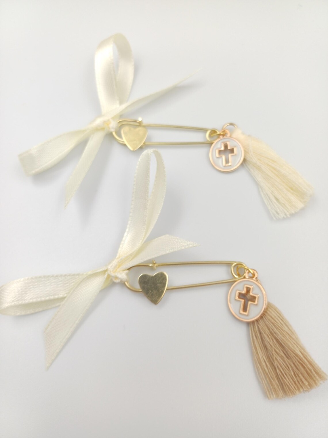 10 Pcs, Martyrika Safety Pin,baptism Religious Favors, Witness Pins,greek Orthodox Baptism Pins ...