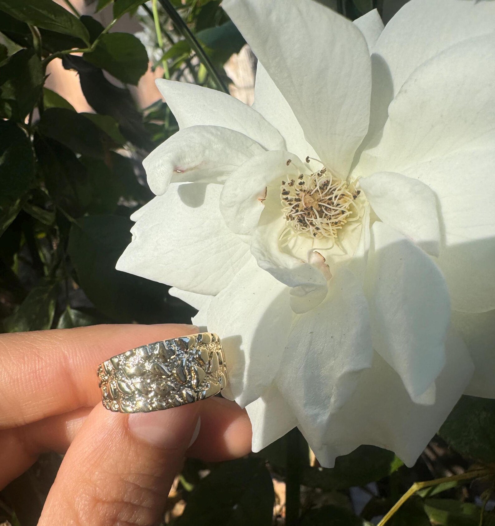 Gold Filled Nugget Ring - Etsy