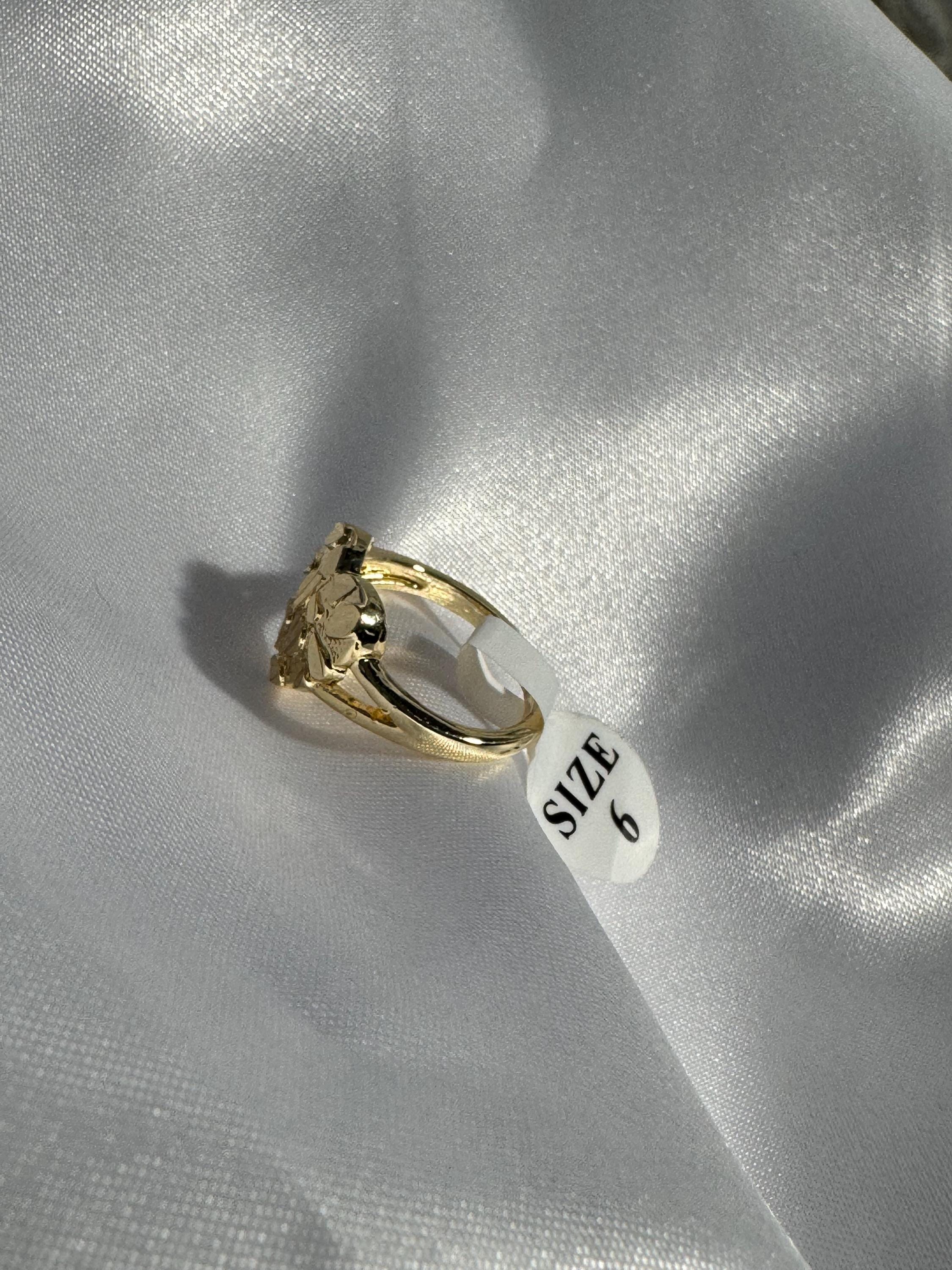 Gold Filled Nugget Ring - Etsy