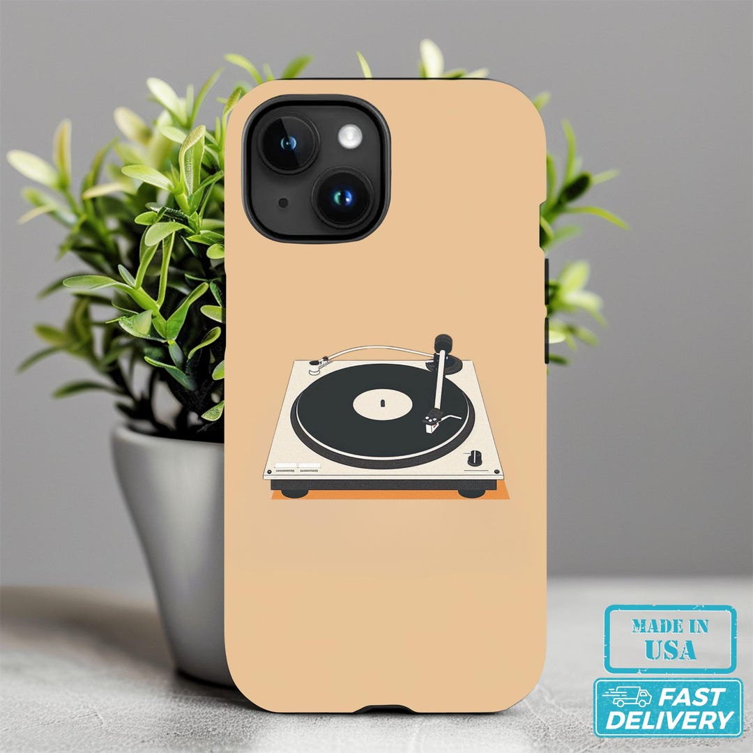 Vintage Turntable, Retro Vinyl Record Player Design, Music Lover Gif ...