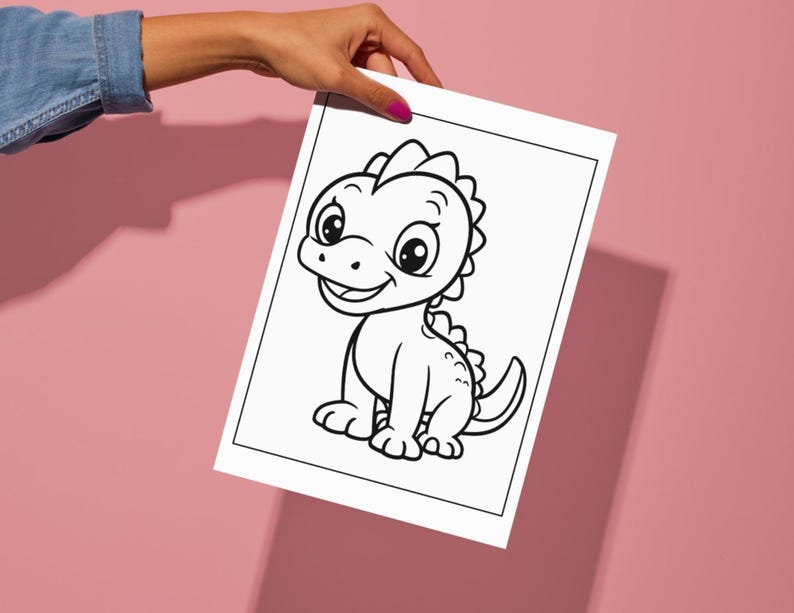Dinosaur Coloring Book for Kids | Fun and Cute Dinosaur Coloring Pages ...