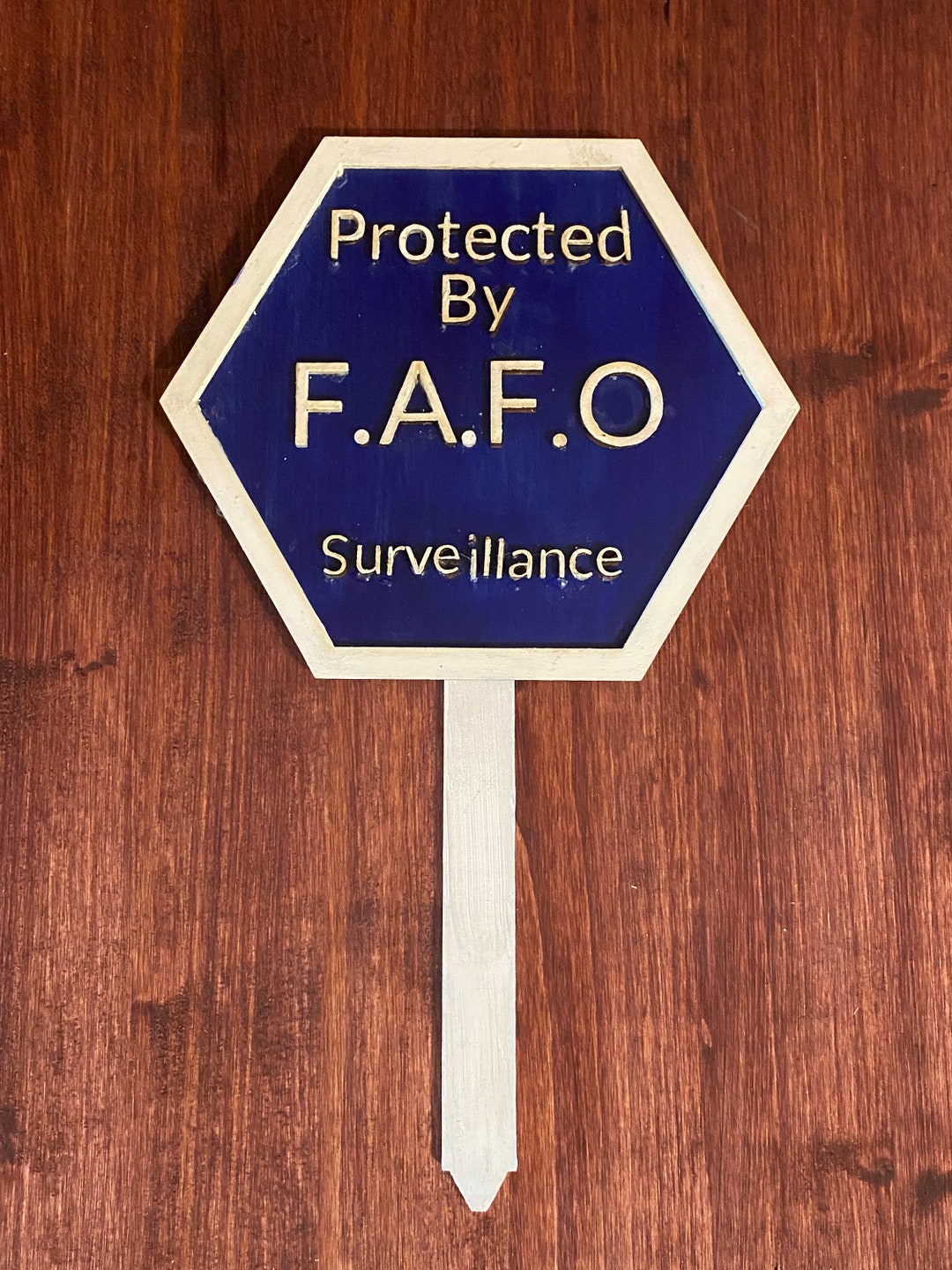 Protected by FAFO Surveillance Sign - Etsy