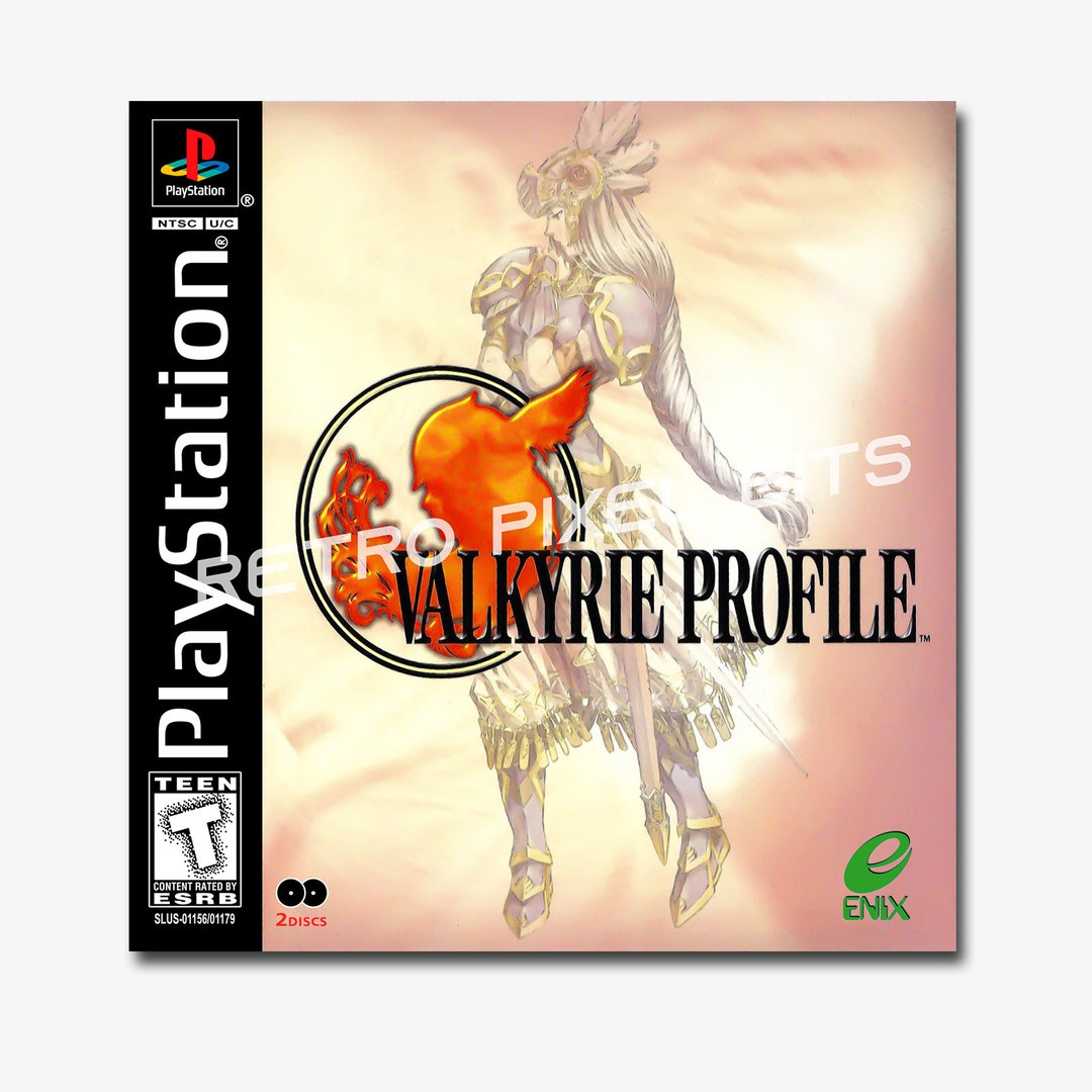 Valkyrie Profile PS1 NTSC Front & Back Cover Repro fits PAL Cases - Etsy
