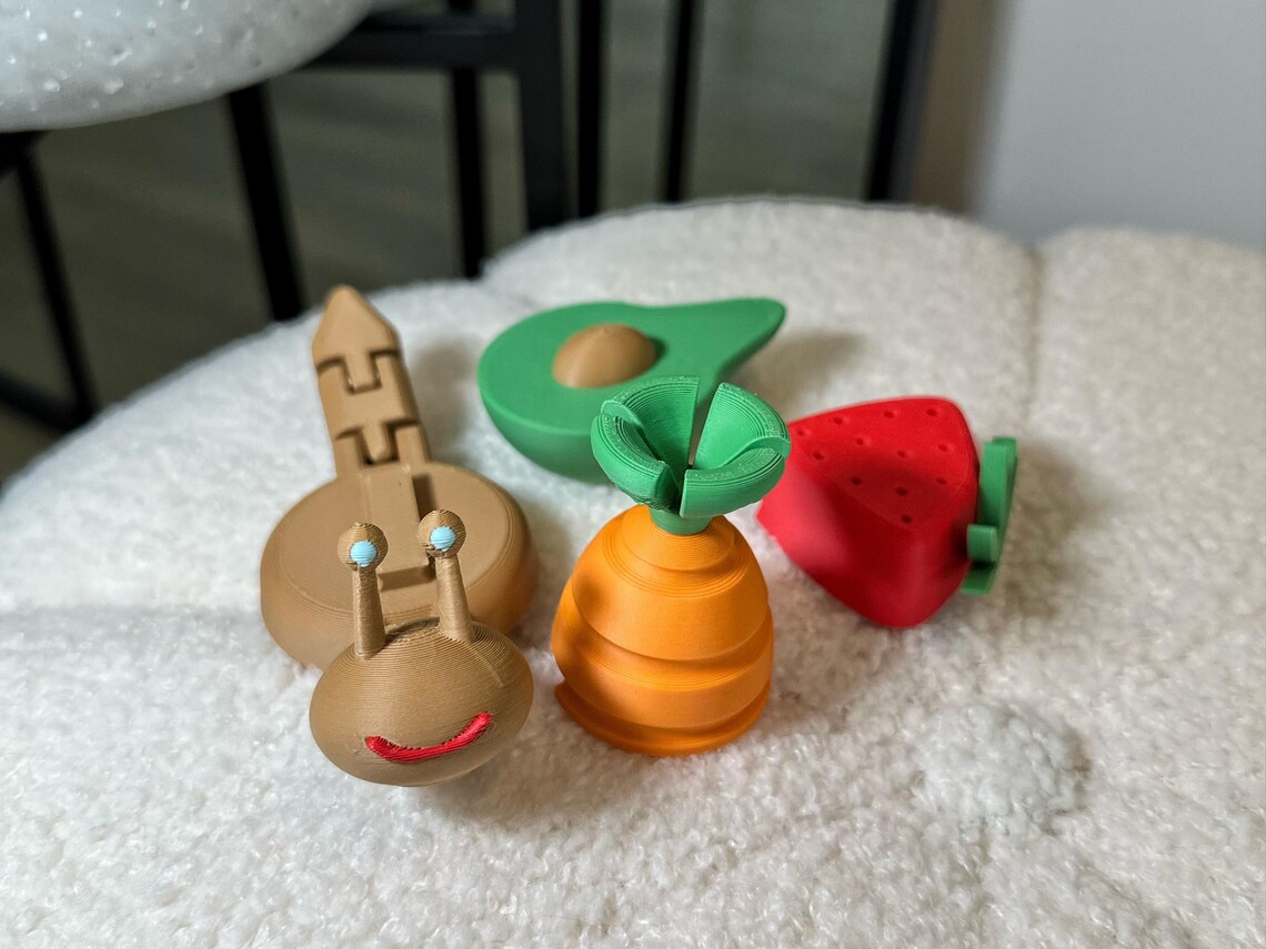 Flexi Snail With Changeable Covers for 3D Printing | Toy | STEP STL ...