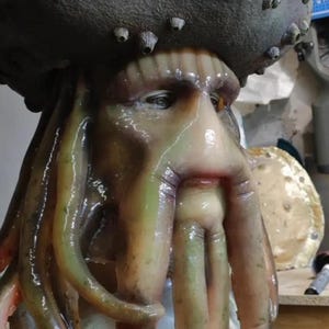Davy Jones Cosplay Costume Pirate Captain Outfit Halloween Cosplay ...