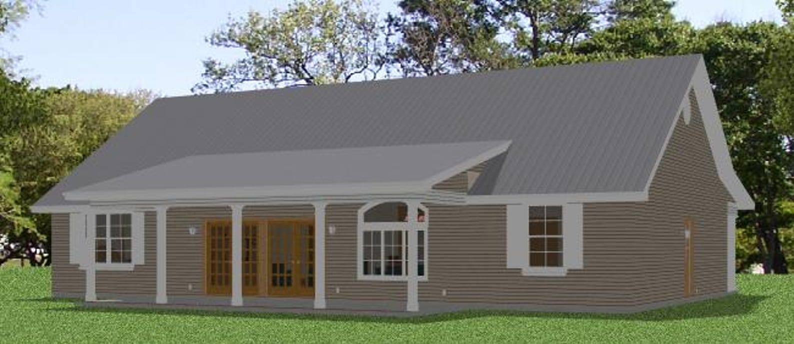 Jasmine Ranch Style House Plan: the Jasmine - 3-4 Bed, 2 Bath (PDF ...