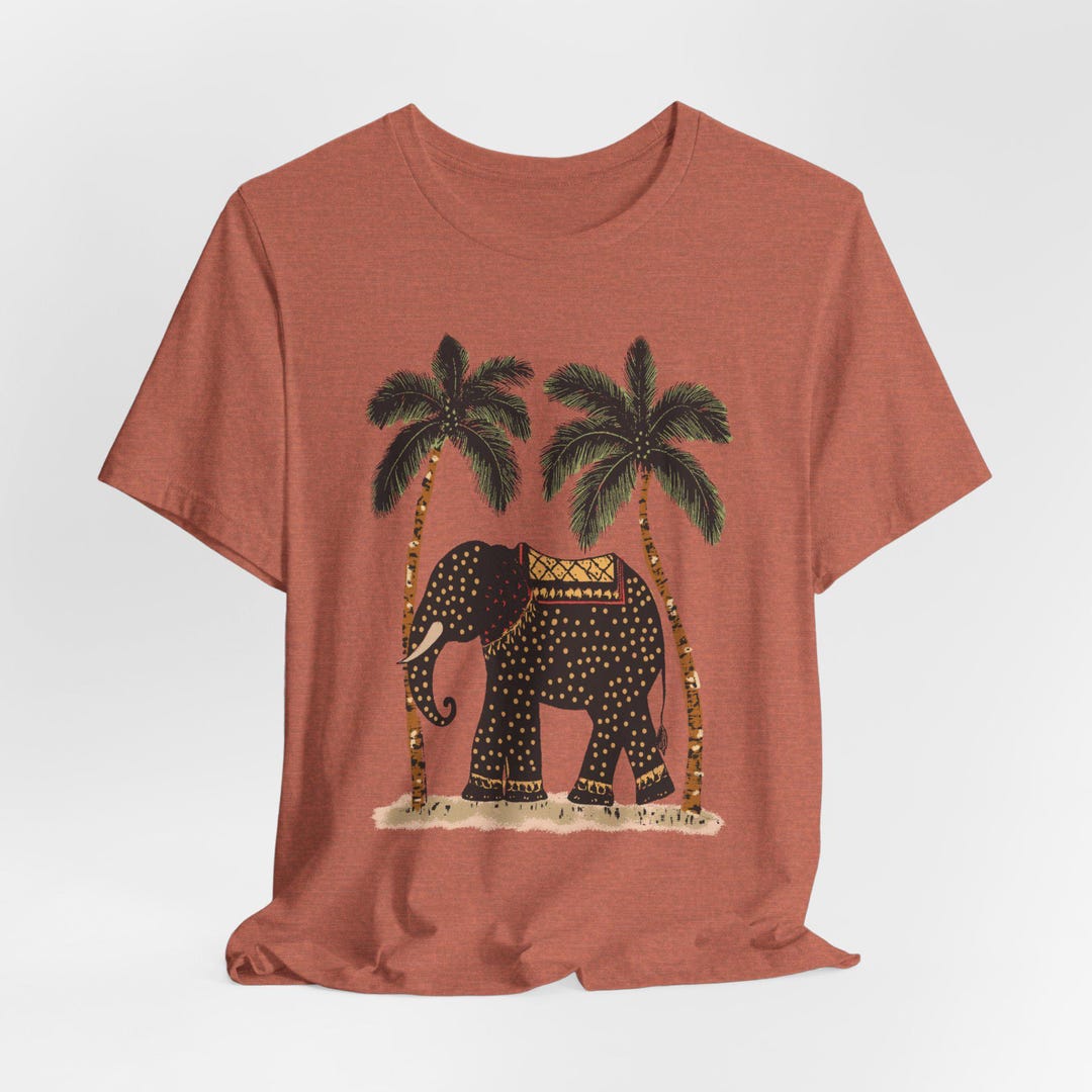 Elephant Shirt, Unisex Elephant Lovers Tee, Cute Elephant Tee, Elephant ...