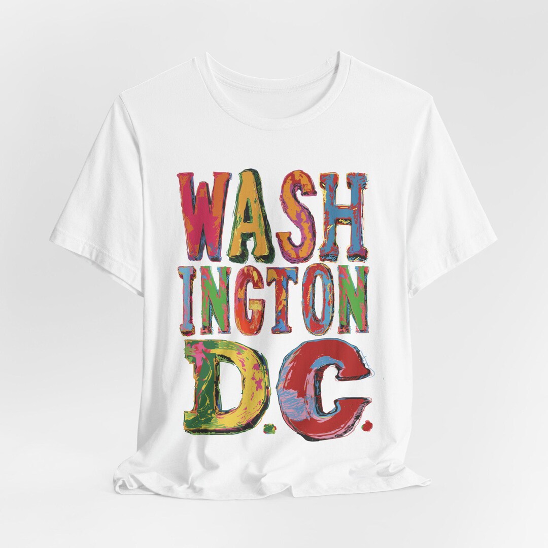 Washington DC Shirt: Unique Vintage Style Travel Gift - Etsy