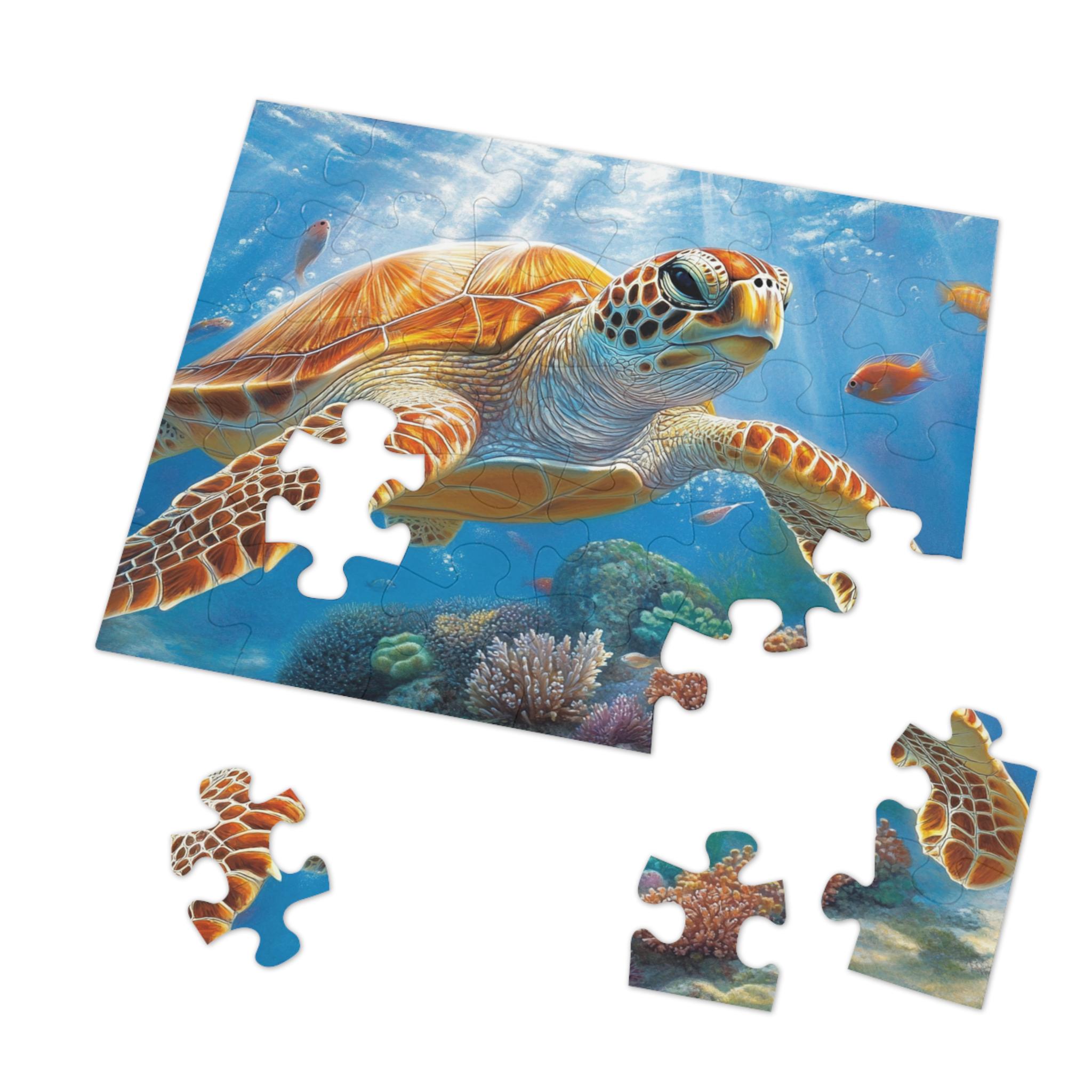 Sea-turtle Puzzle, Puzzle Lovers Gift,oceanic Adventure 30, 110, 252 ...