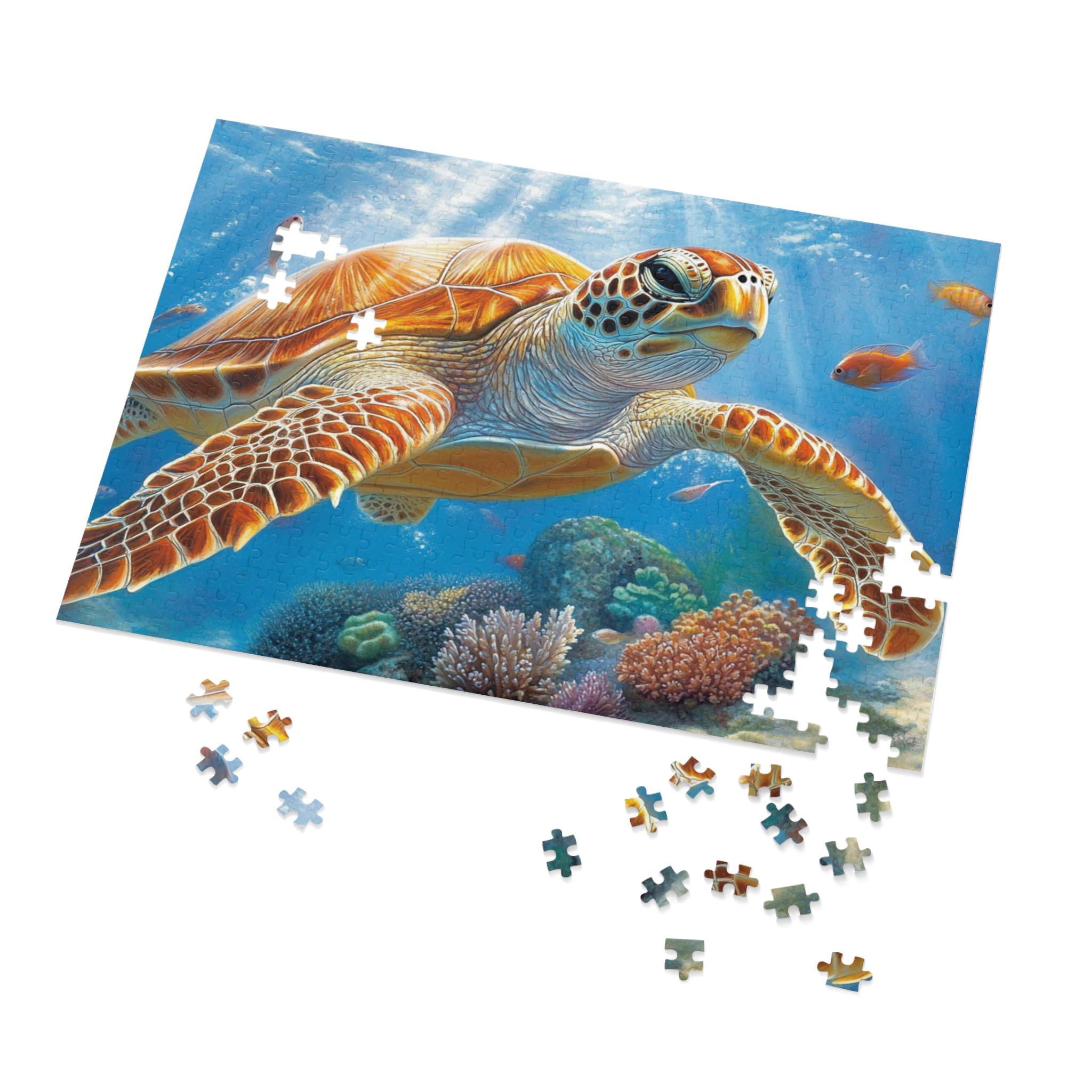 Sea-turtle Puzzle, Puzzle Lovers Gift,oceanic Adventure 30, 110, 252 ...