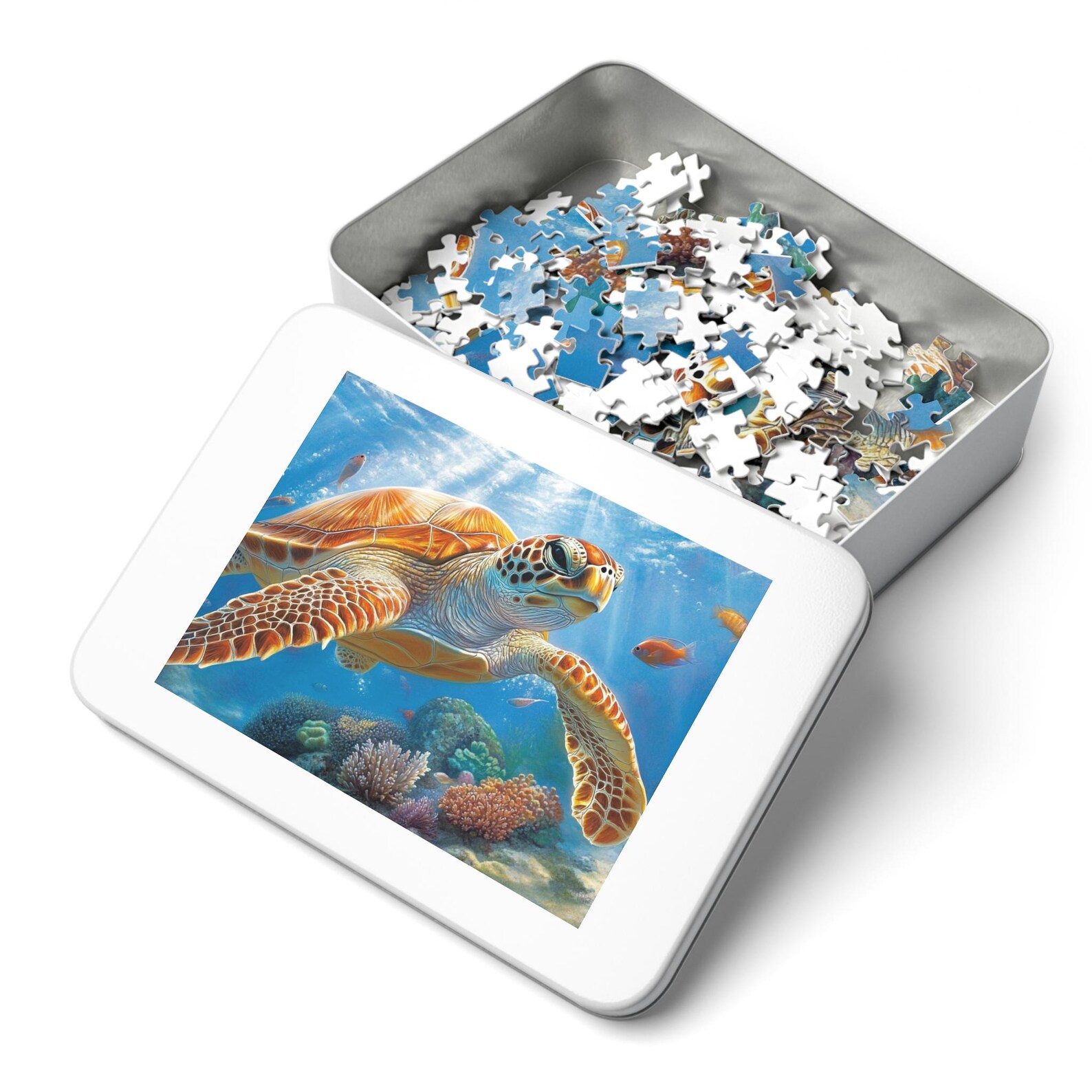 Sea-turtle Puzzle, Puzzle Lovers Gift,oceanic Adventure 30, 110, 252 ...