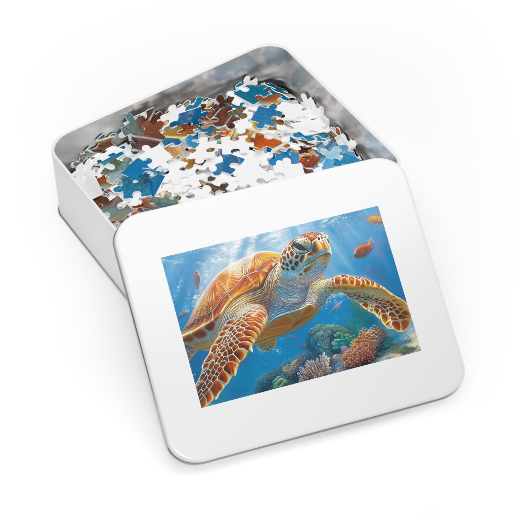Sea-turtle Puzzle, Puzzle Lovers Gift,oceanic Adventure 30, 110, 252 ...