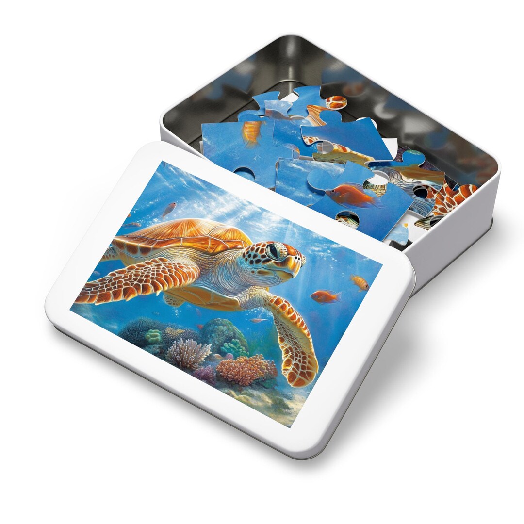 Sea-turtle Puzzle, Puzzle Lovers Gift,oceanic Adventure 30, 110, 252 ...