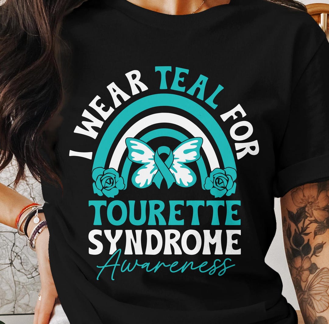 I Wear Teal for Tourette Syndrome Awareness Svg, Tourette Syndrome ...