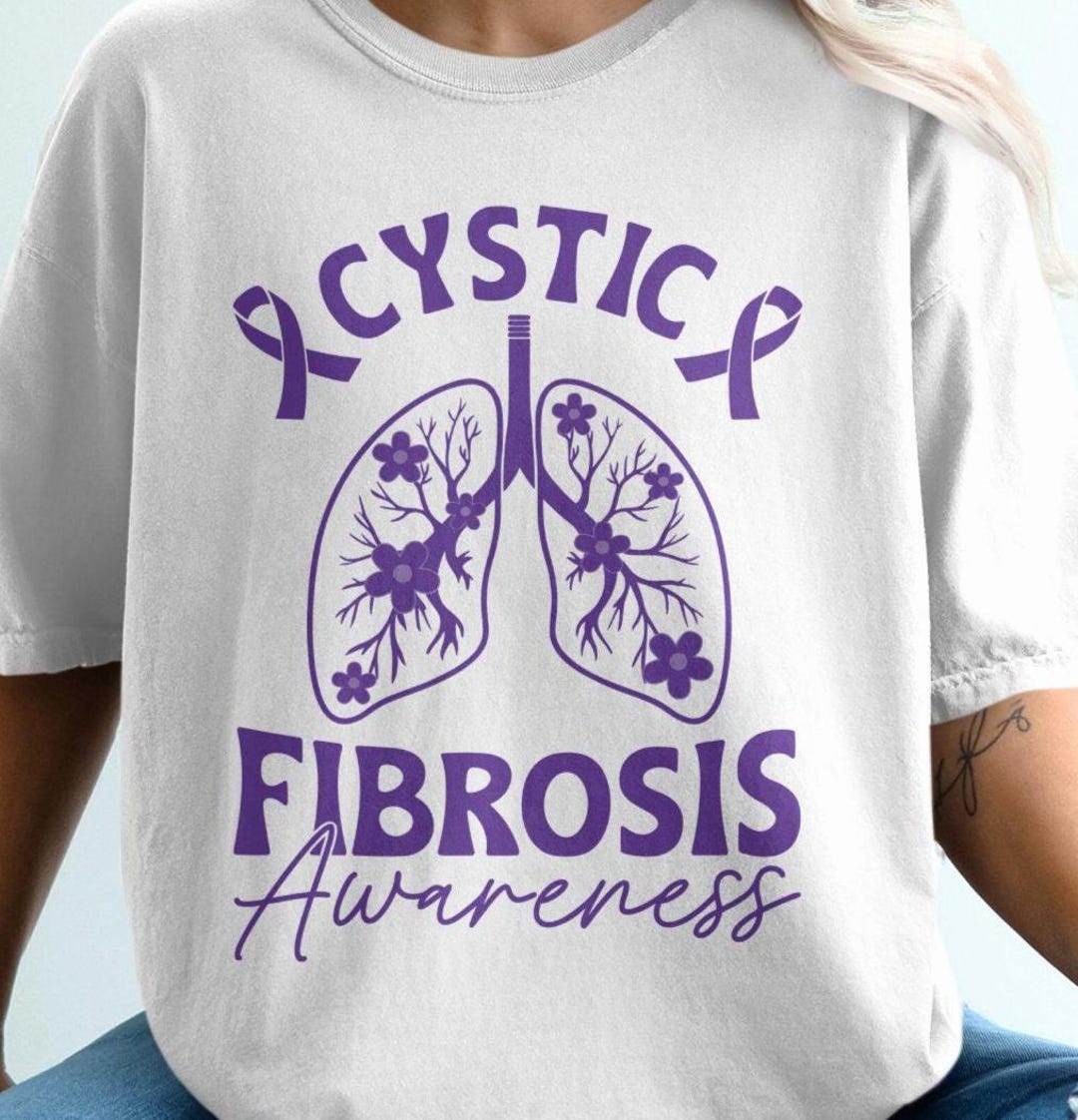 Cystic Fibrosis Awareness Svg, Cystic Fibrosis Awareness Svg Png, Purple Ribbon Svg, CF Support ...