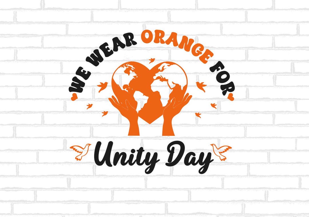 Unity Day Svg Png, We Wear Orange for Unity Day Svg, Anti Bully Svg ...