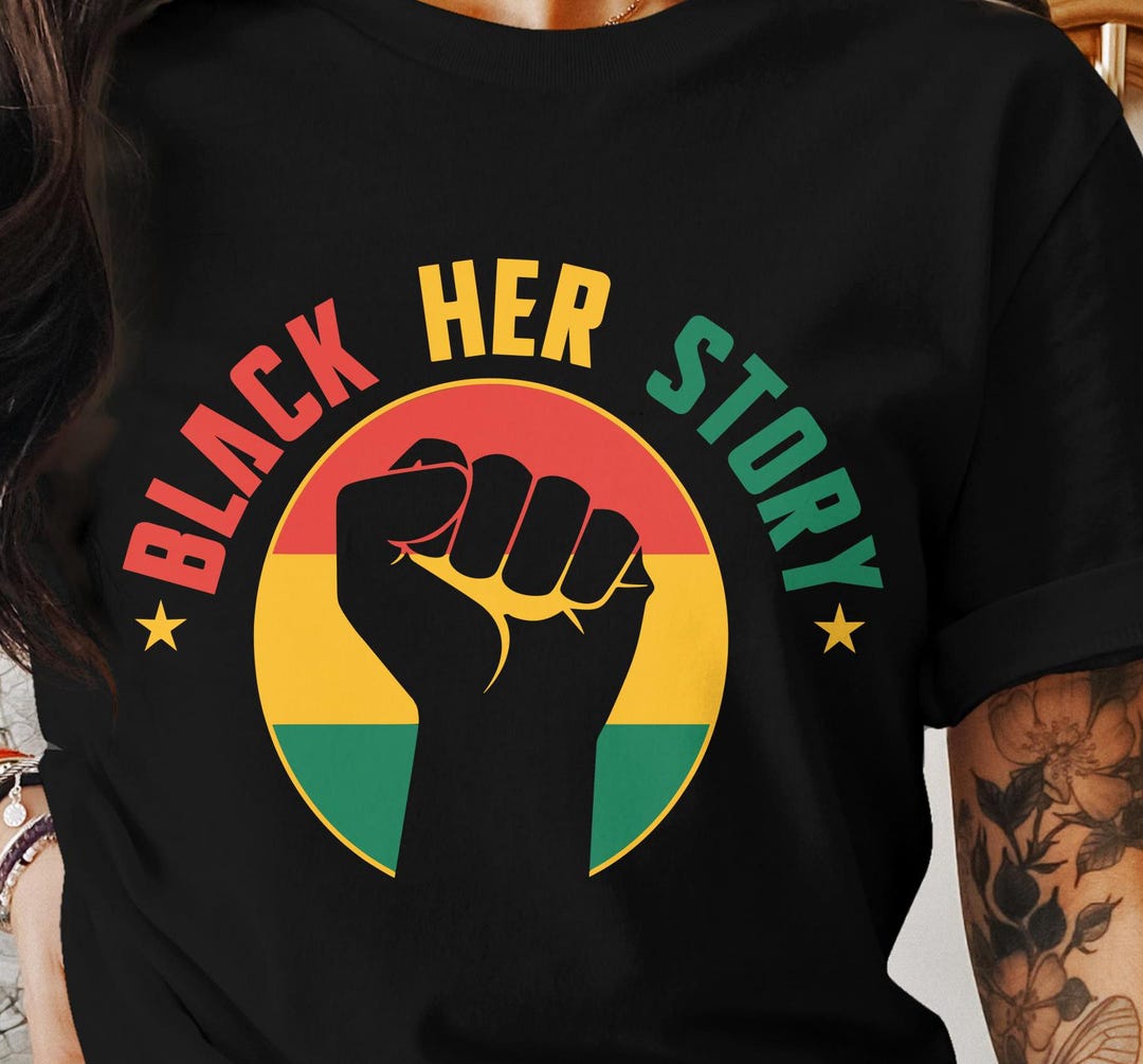 Black History Month Svg Png, Black Her Story Svg, Black History Svg ...