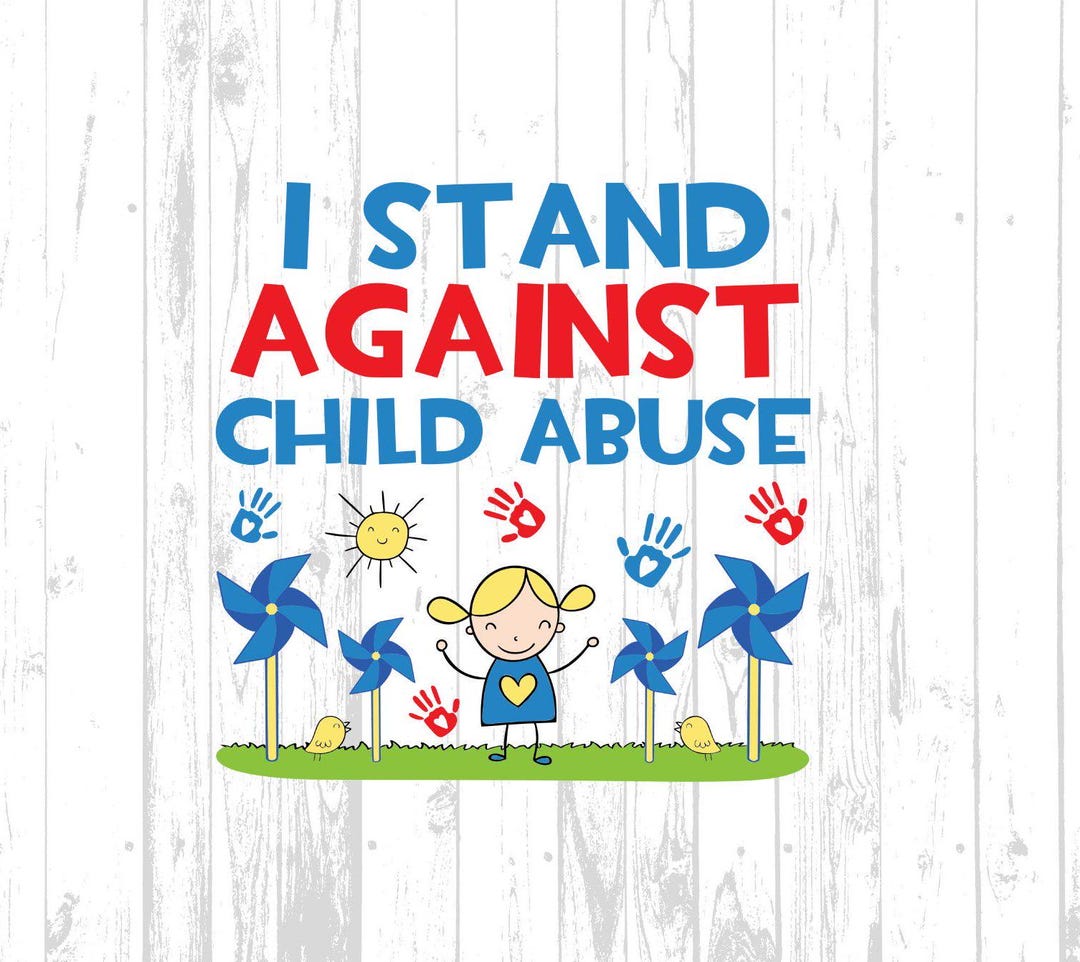 Child Abuse Prevention Awareness Svg Png, Blue Ribbon Design (PDF) - Etsy