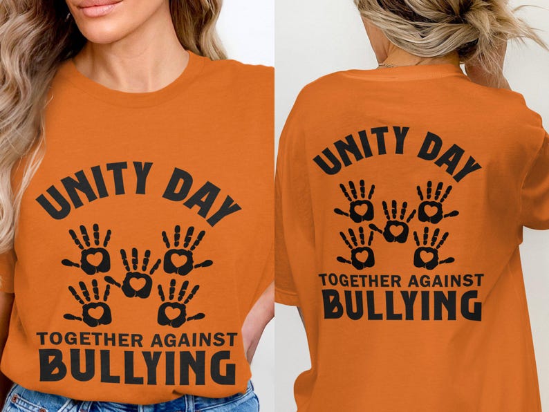 Unity Day Anti-bullying SVG PNG, Cricut File (digital Download) - Etsy