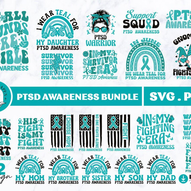 Ptsd Svg - Etsy