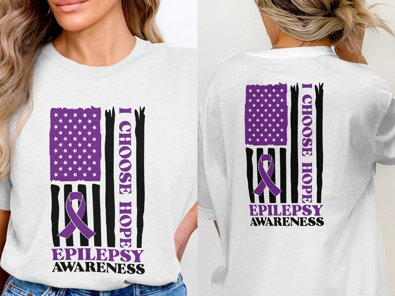 Epilepsy Flag Svg, Epilepsy Awareness Svg Png, Purple Ribbon Svg ...