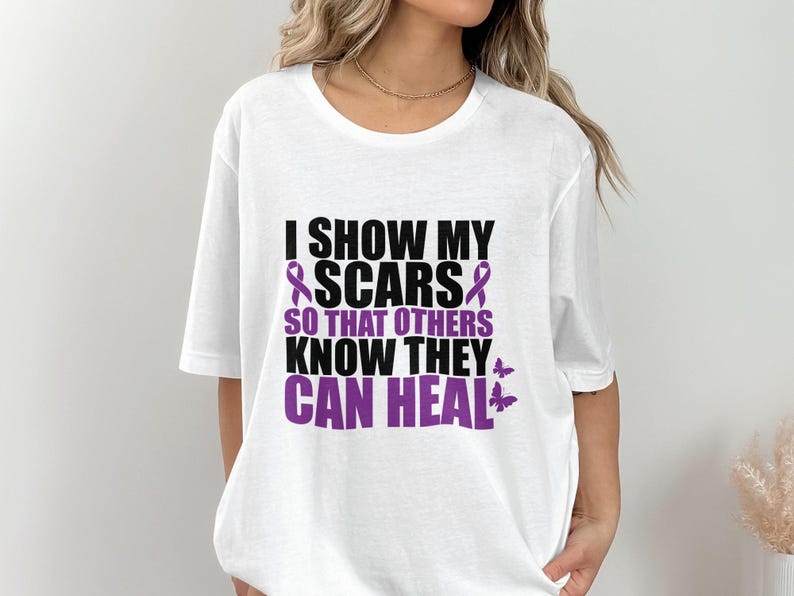 Domestic Violence Awareness SVG, Scars Heal Design (digital Download ...