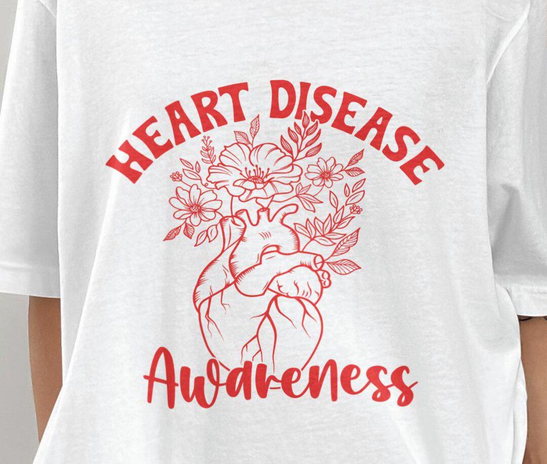 Heart Disease Awareness Png Svg, Heart Disease Awareness Png, Red ...