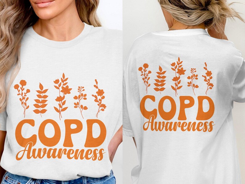 Copd Awareness Svg Png, Copd Awareness Svg Png, Orange Ribbon, Chronic ...