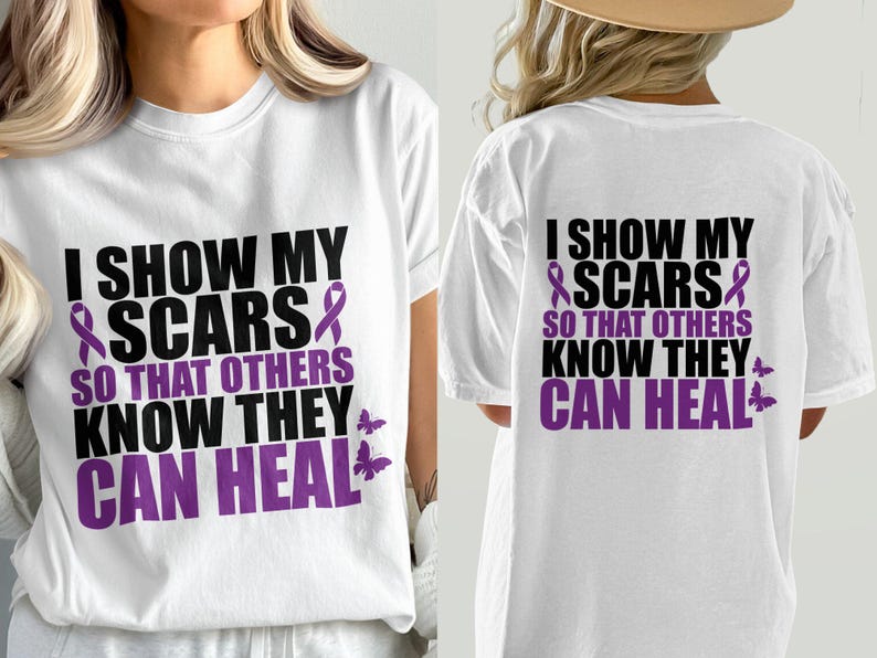 Domestic Violence Awareness SVG, Scars Heal Design (digital Download ...