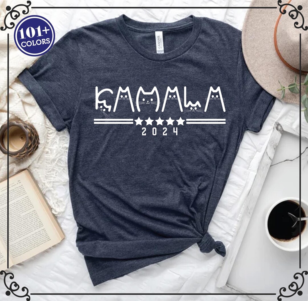 Kamala Cat Shirt, Kamala Cat Alphabet, Childless Cat Ladies for Kamala ...