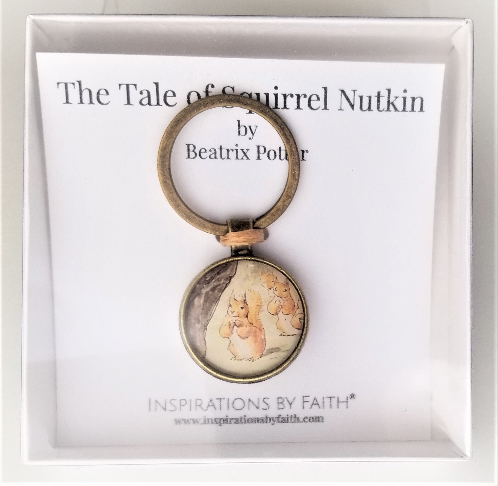 The Tales of Squirrel Nutkin Beatrix Potter Upcycled Book Key Ring ...