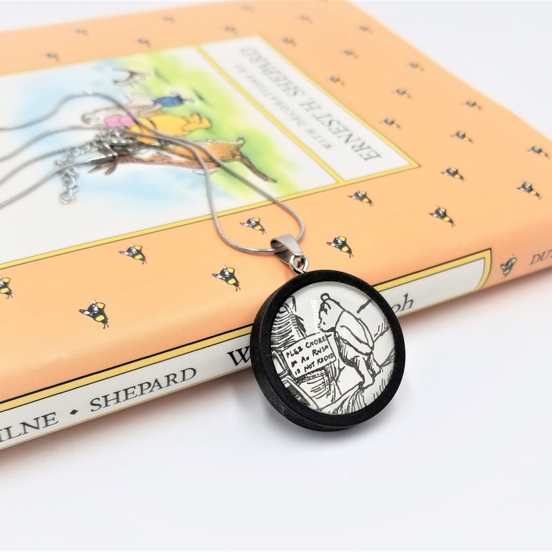 Book Page Necklace - Etsy