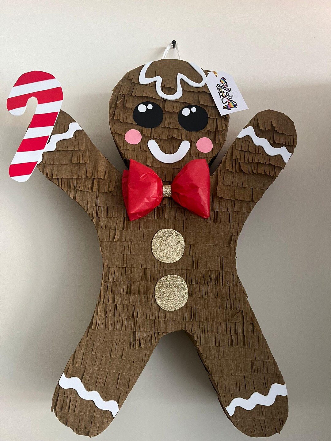 Gingerbread Man - Piñata De Muñeco De Jengibre - Etsy