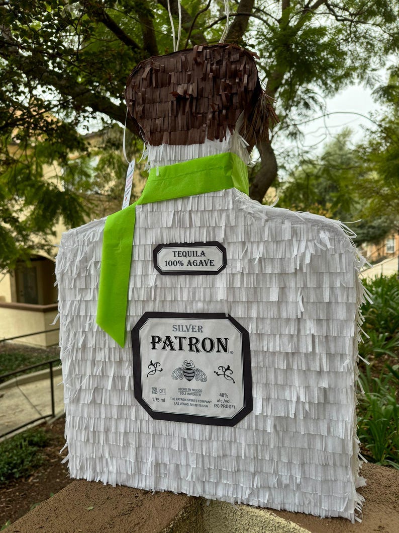 Tequila Patron - Piñata De Tequila Patron - Botella De Tequila - Etsy