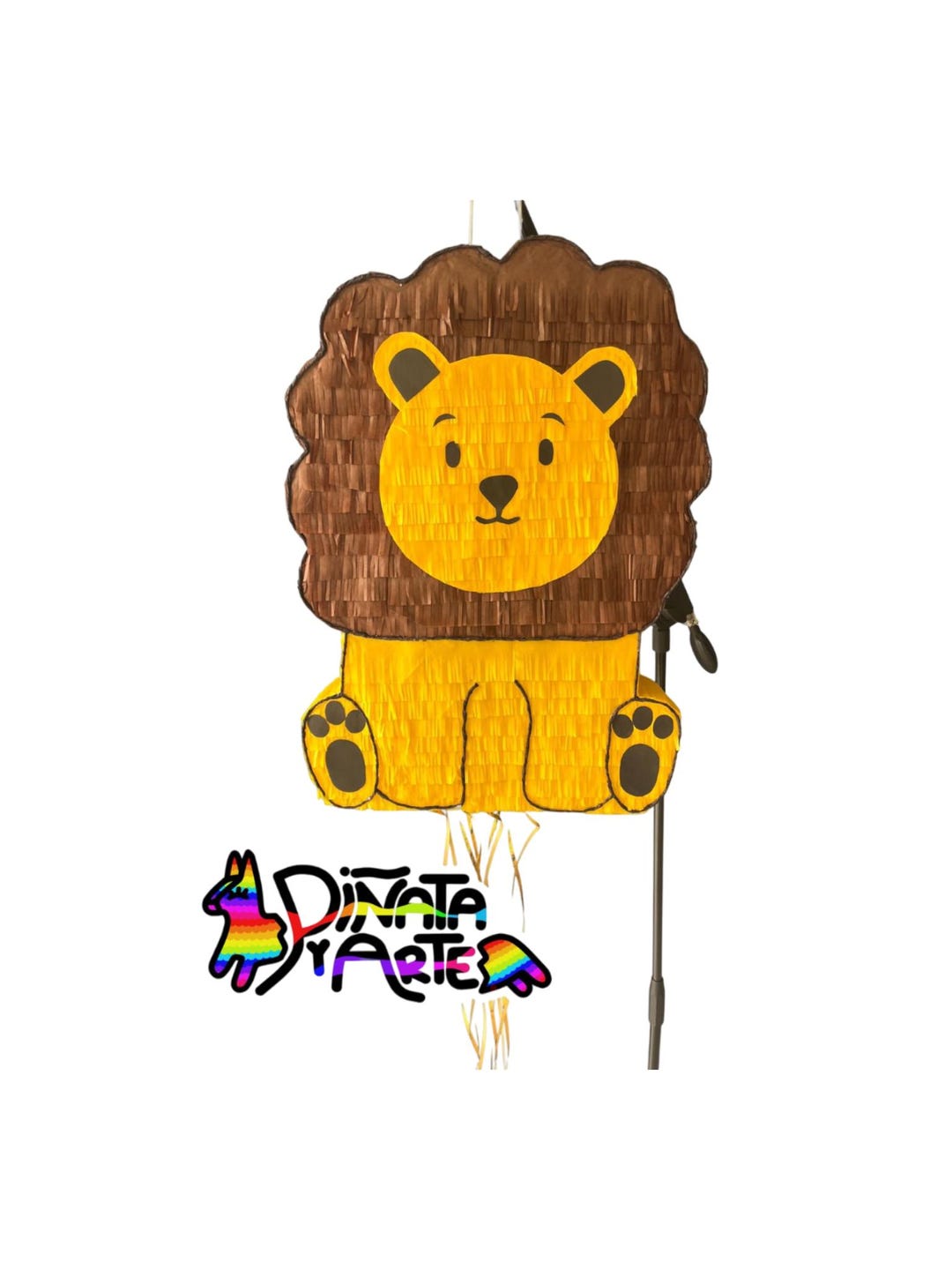 Lion - Piñata De Leon - Pullstring Pinata - Animal Pinata - Etsy