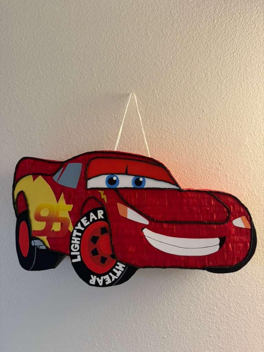 Lightning Mcqueen - Cars - Piñata De Rayo Mcqeen - Etsy
