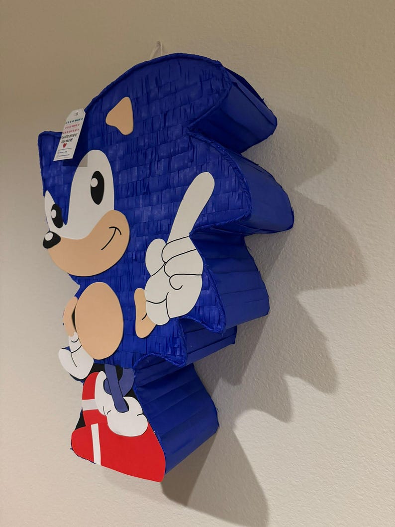 Sonic - Piñata De Sonic - Etsy