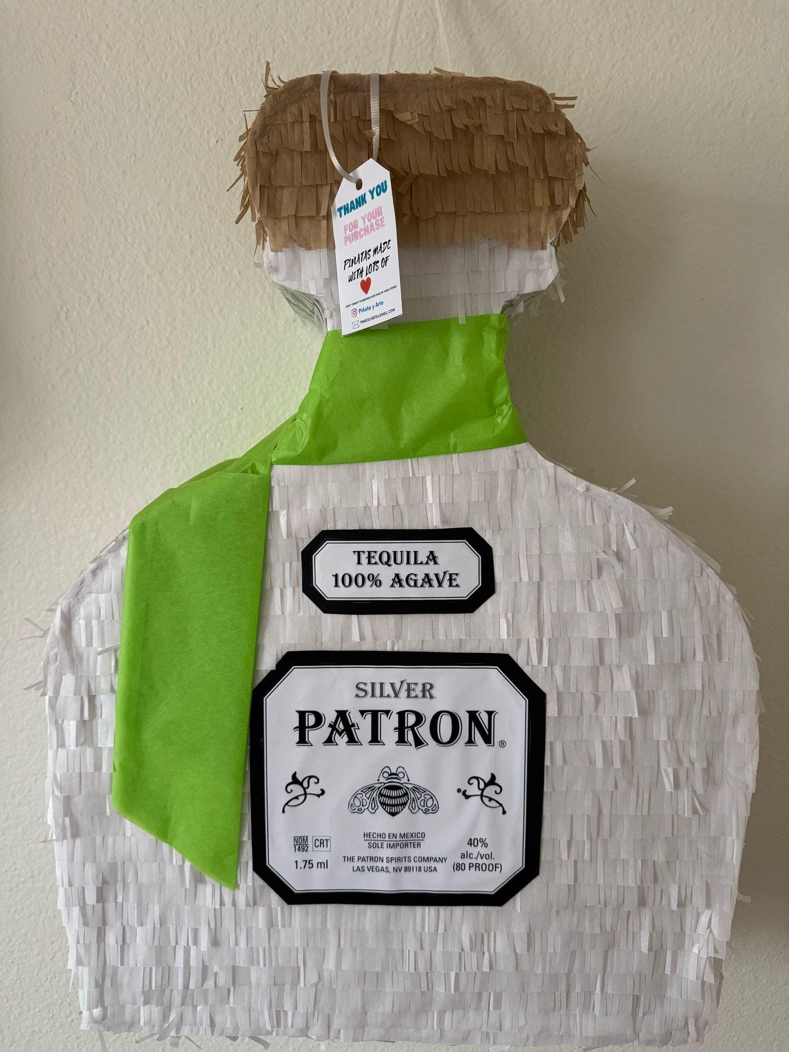 Tequila Patron - Piñata De Tequila Patron - Botella De Tequila - Etsy