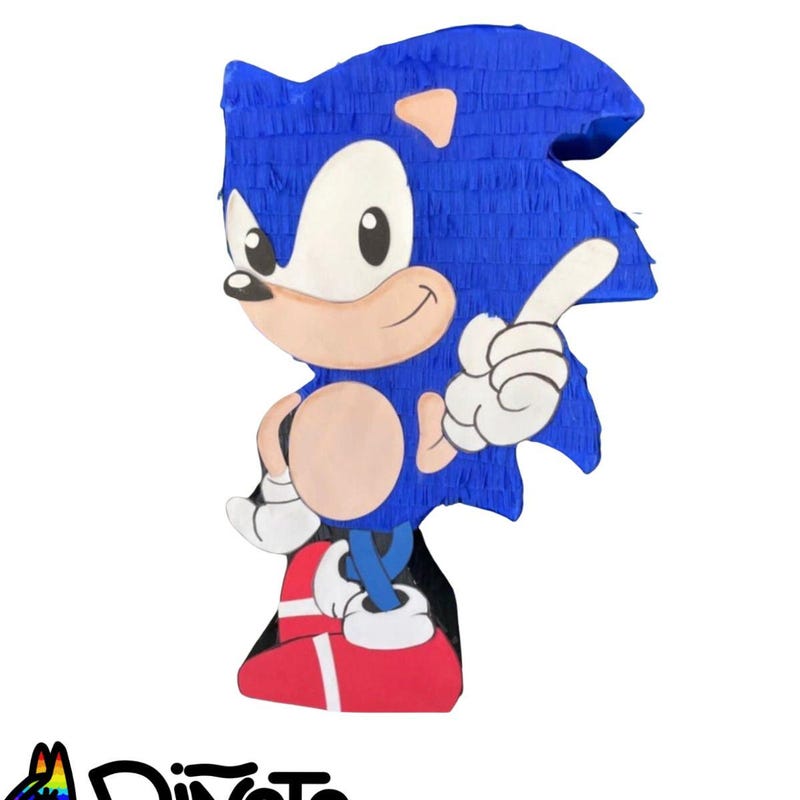 Sonic the Hedgehog Pinata - Etsy