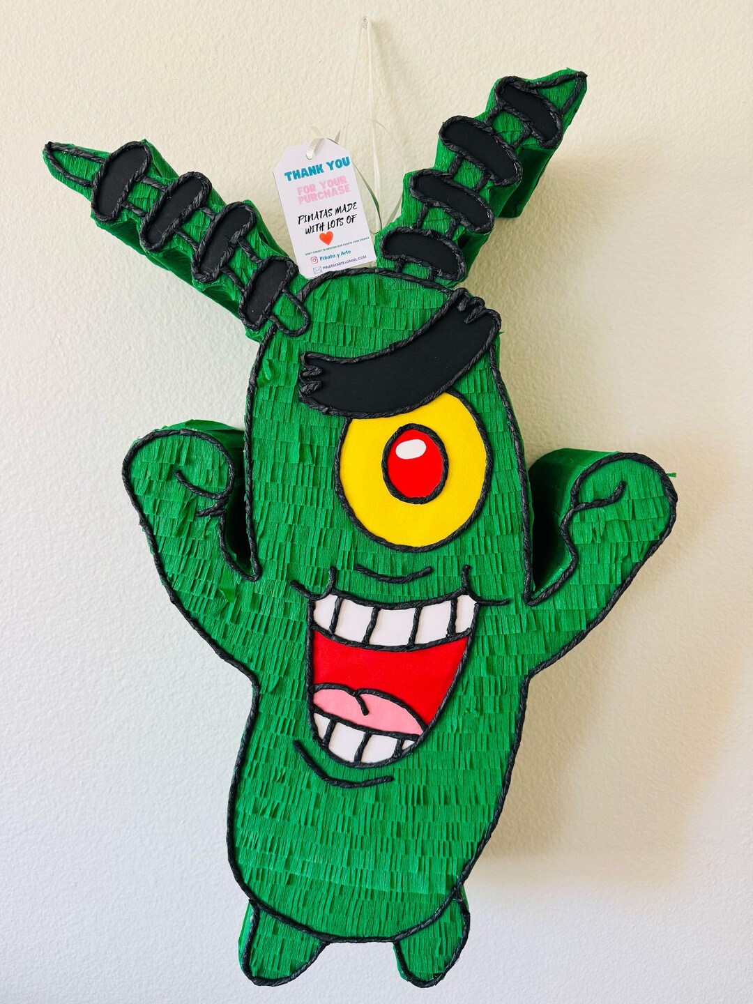 Plankton - Piñata De Plankton - Etsy