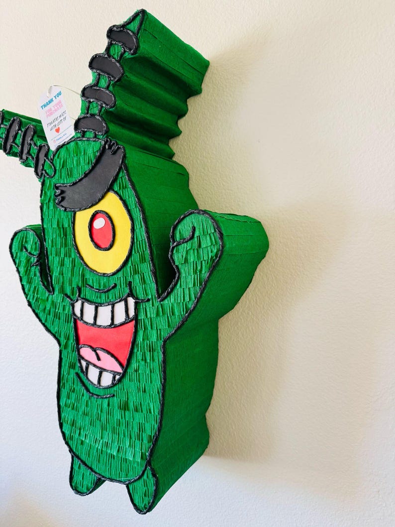Plankton - Piñata De Plankton - Etsy