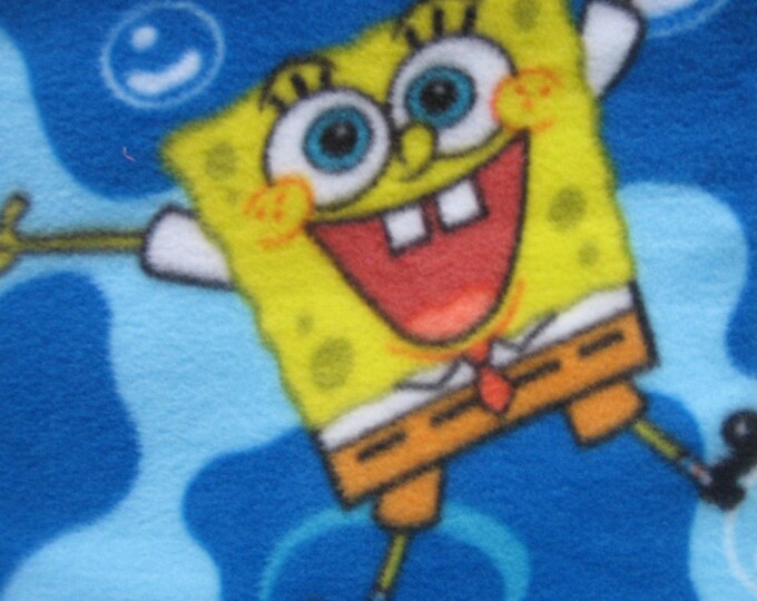 Spongebob Snuggie Kids Size Fleece Blanket - Etsy