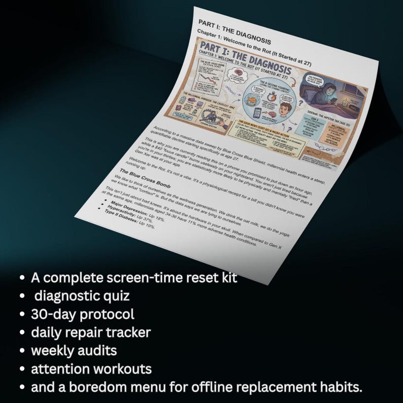 Dopamine Detox Workbook, Digital Detox Printable, Screen Time Reset ...