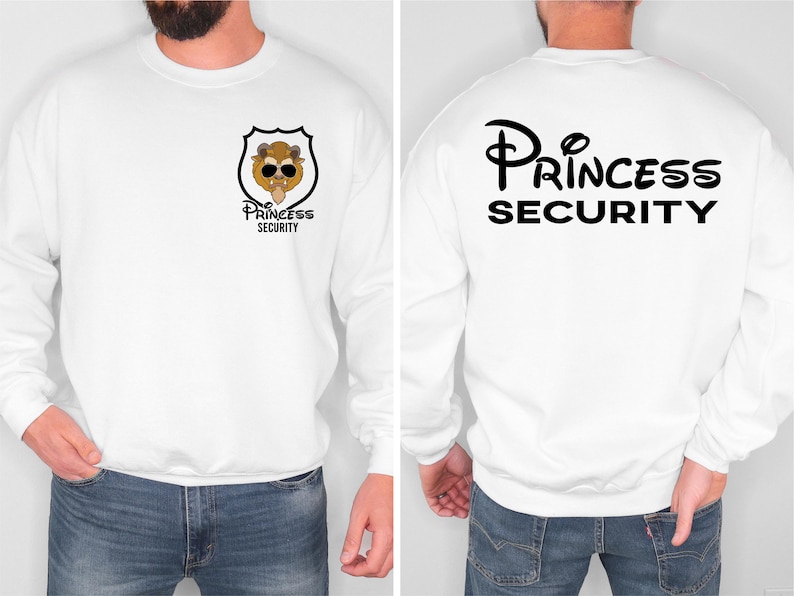 Disney Princess Security T-shirt, Mickey Guard Shirt, Disney Security ...