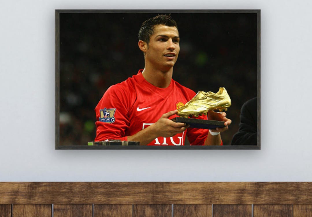 Cristiano Ronaldo Print Manchester United Photo Poster Cr7 Print Soccer ...