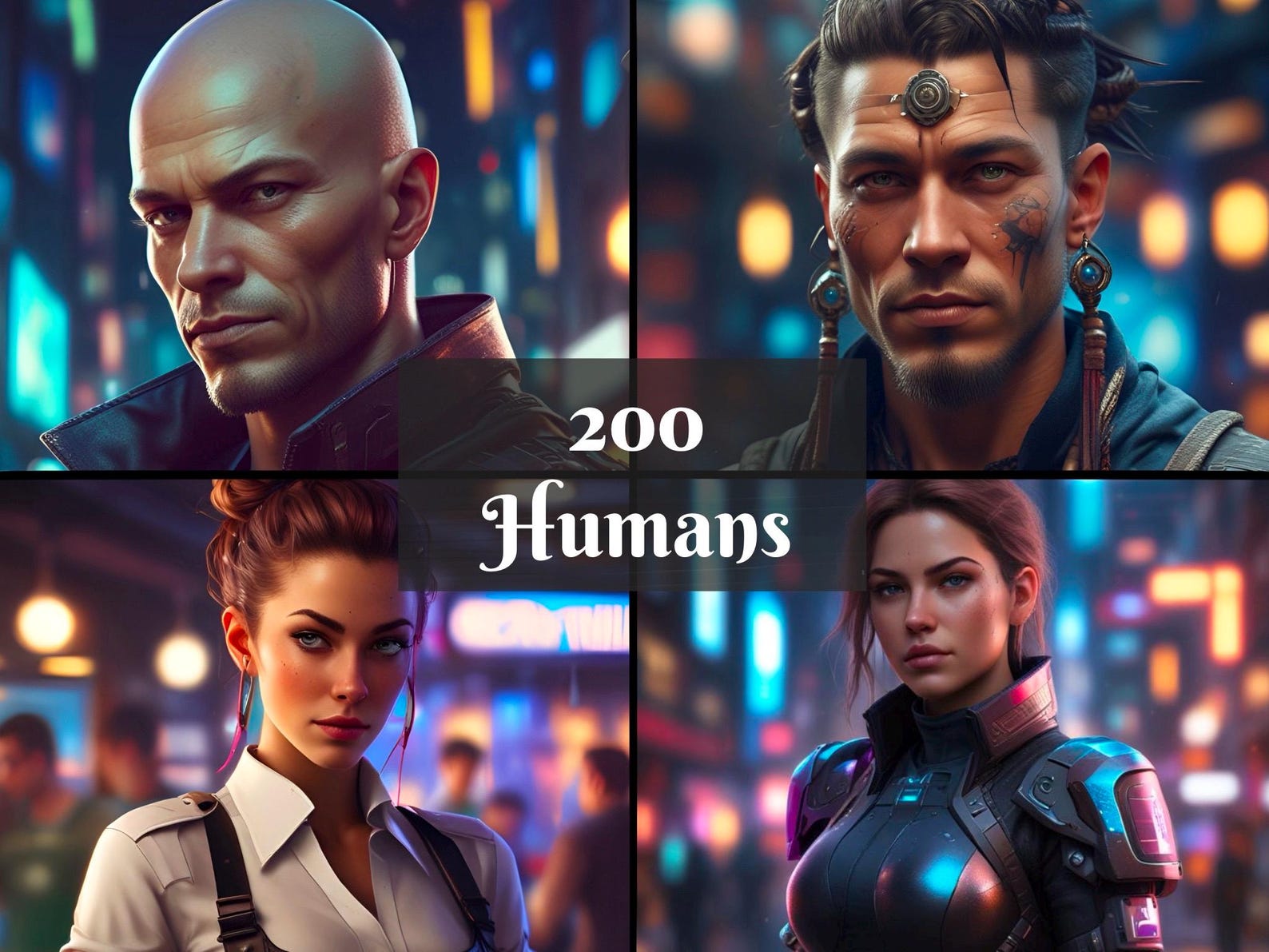 Pack of 200 High-resolution Character Portraits for Dungeon Masters ...