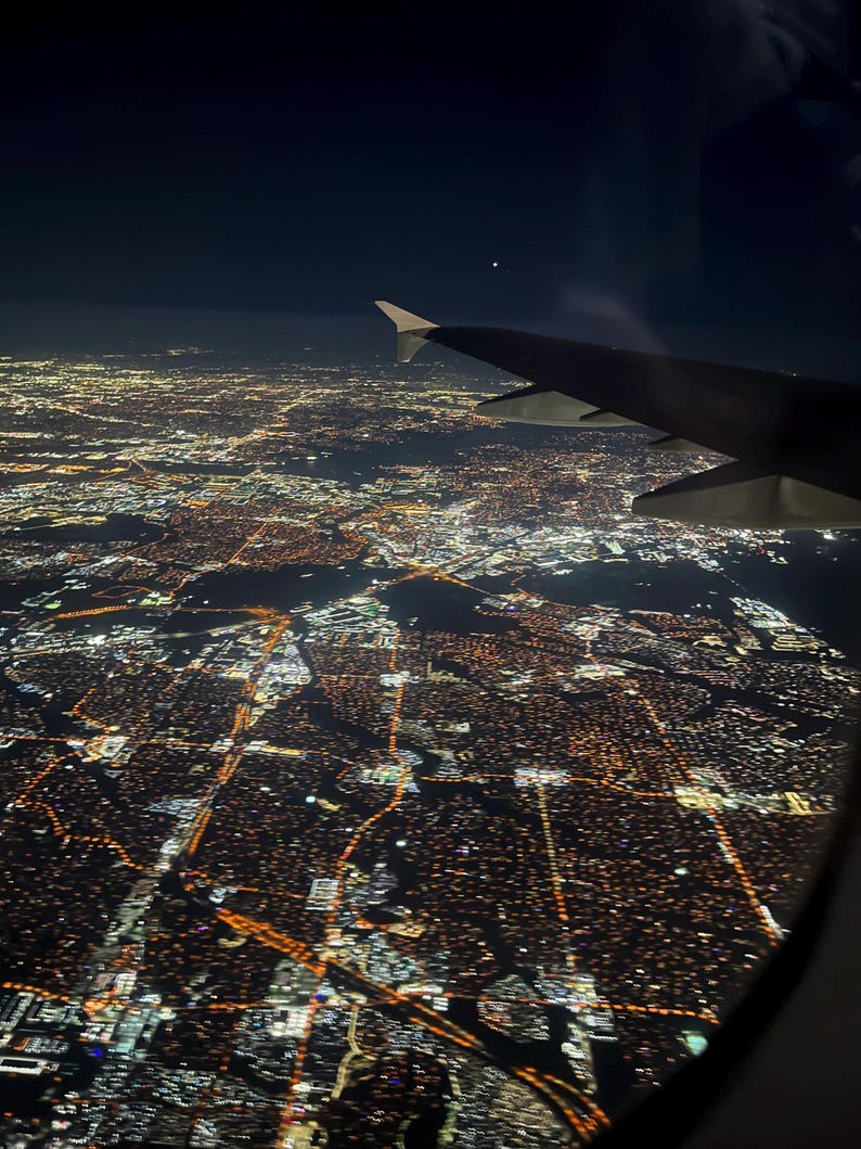Plane Window Night Sky – Printable Photography - Etsy