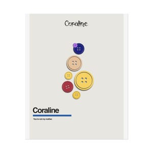 Poster Coraline Button Minimalist - Etsy