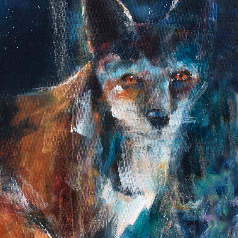 Fox Fine Art Print by Jen Singh, "this Visceral Moment" | Wildlife Art ...