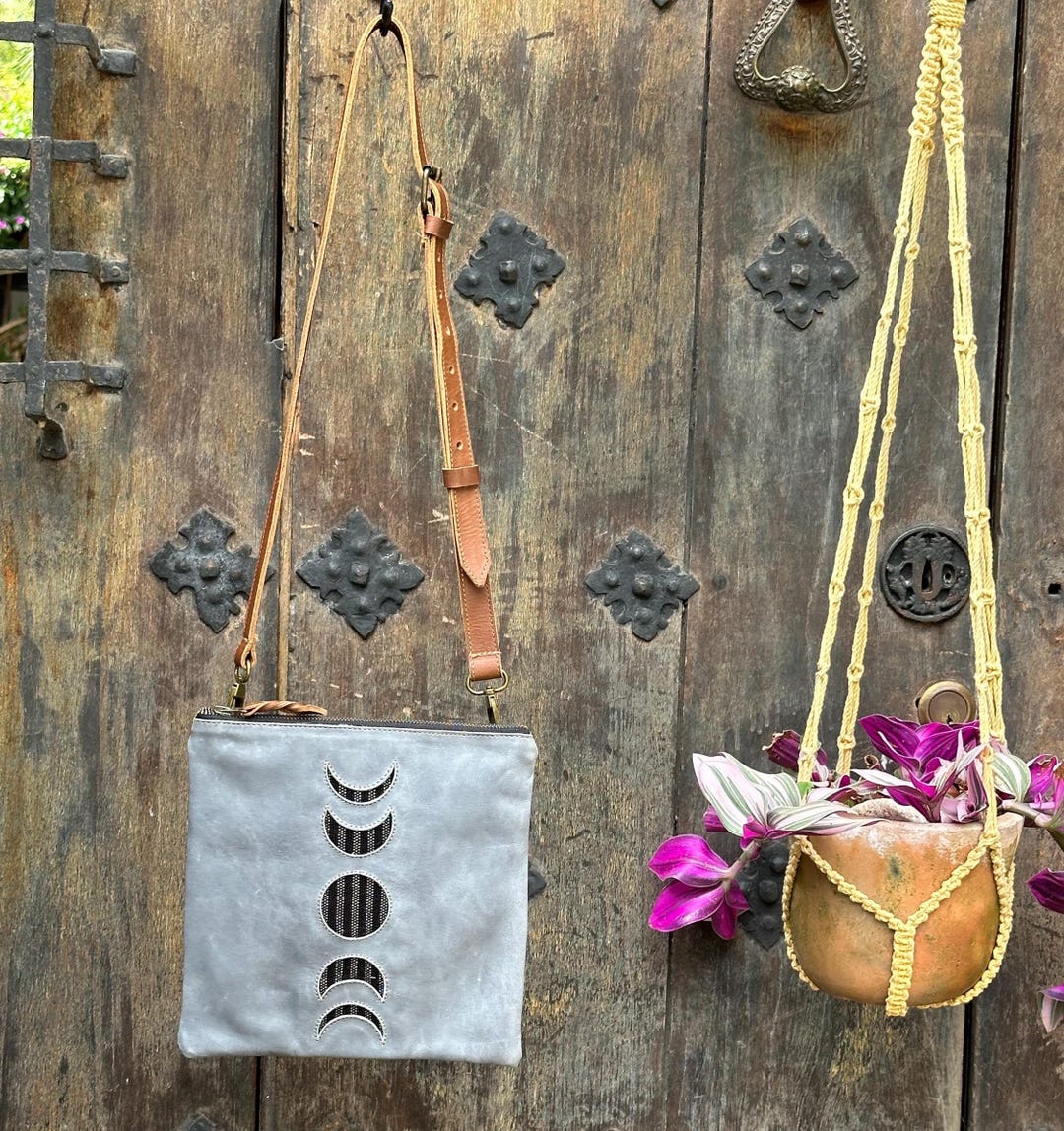 Signature Satchel Moon Phase Design for the Modern Digital Nomad - Etsy